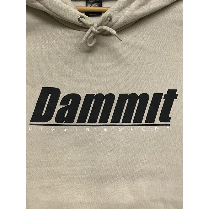 DAMMIT LOGO ヘビーオンススウェット プルオーバーフーディー Stone 3XLサイズ : mad dope - 通販 ...