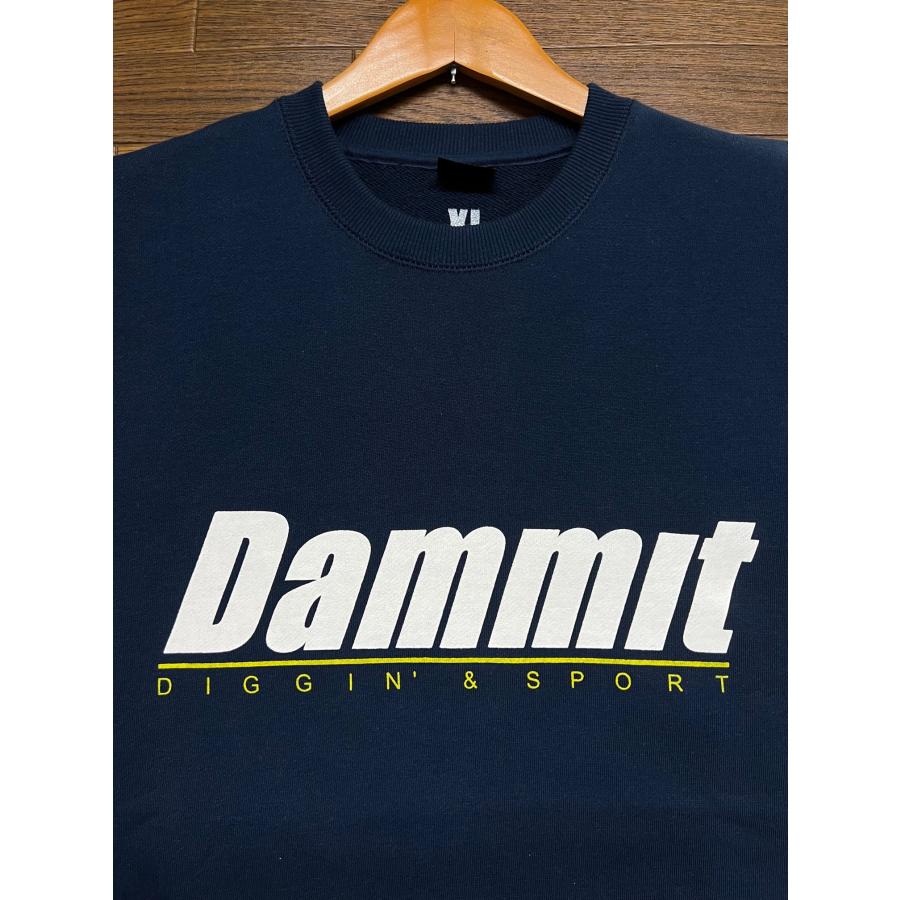 DAMMIT LOGO クルーネックスウェット Navy XLサイズ : mad dope - 通販 - Yahoo!ショッピング