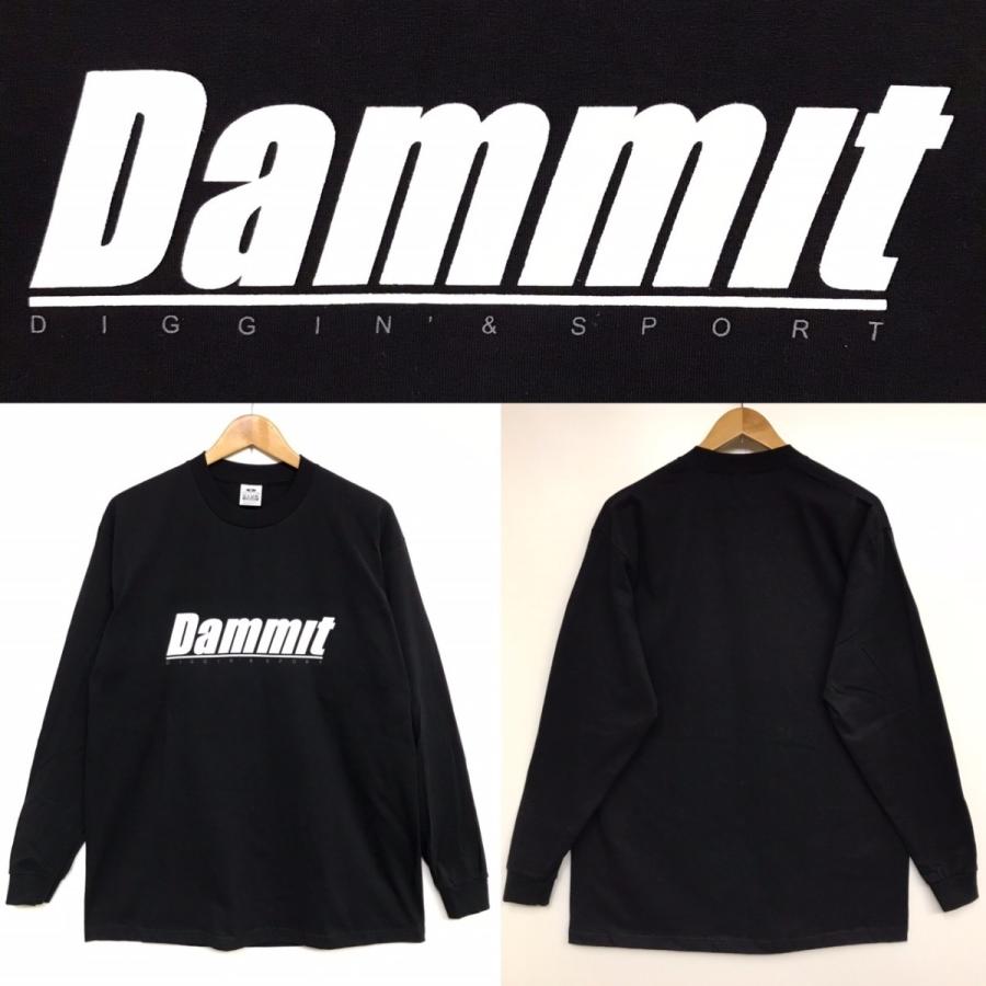 DAMMIT LOGO ロンT Black XLサイズ : mad dope - 通販 - Yahoo!ショッピング