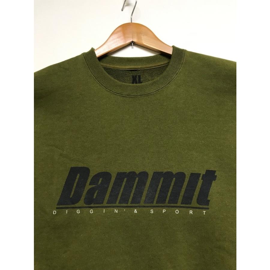 DAMMIT LOGO クルーネックスウェット Olive 3XLサイズ : mad dope - 通販 - Yahoo!ショッピング