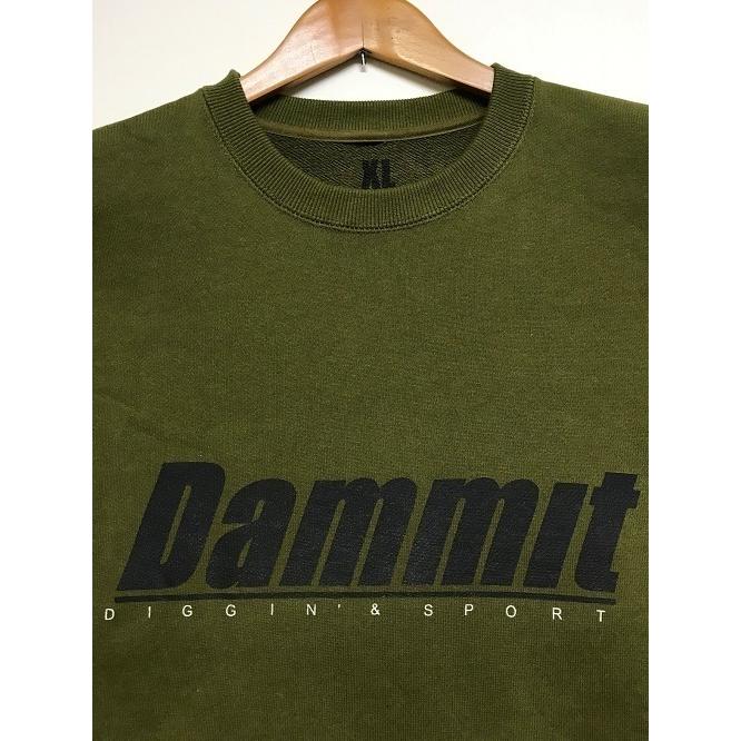 DAMMIT LOGO クルーネックスウェット Olive 3XLサイズ : mad dope - 通販 - Yahoo!ショッピング