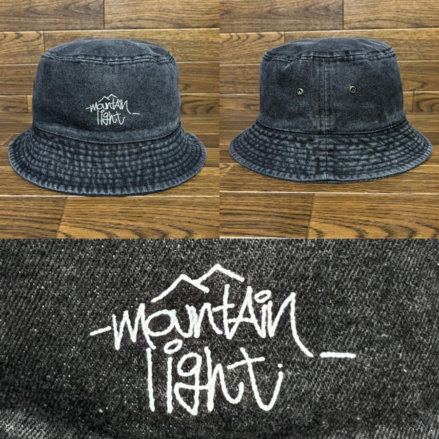 DAMMIT MOUTAIN LIGHT バケットハット L/XLサイズ(約60cm) Black Denim(ミックスCD付属) : mad ...