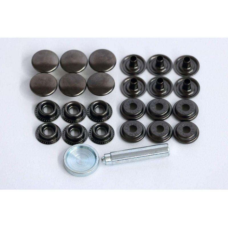 Clover 強力ホック釦 15mm 6組入り 黒ニッケル 26-561 :20220107020701-00889:マドショップ - 通販 - Yahoo!ショッピング