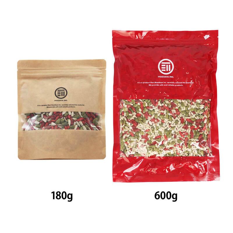 ミックスシード 無添加 計360g 180g x2袋 前田家 かぼちゃの種 ひまわりの種 クコの実 パンプキンシード サンフラワーシード ゴジベリー : mixseed-240-2 ...