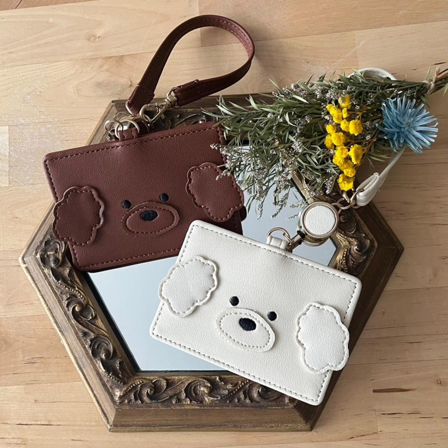 サニーサイド もふもふプードル リール パスケース ICカードケース JW-0575 : sny-073098 : メッチェン洋品雑貨店 - 通販 - Yahoo!ショッピング