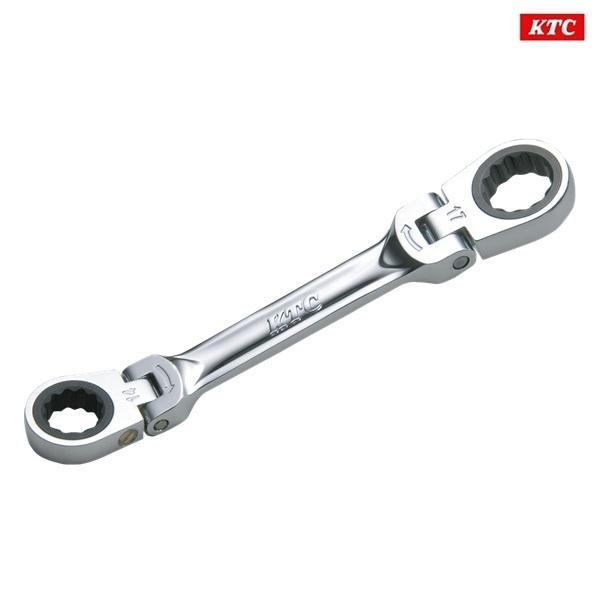 KTC ショートラチェットめがねレンチ（両頭首振りタイプ）11X13mm MR1S-1113F : 00061538 : マエキネットストア - 通販 - Yahoo!ショッピング