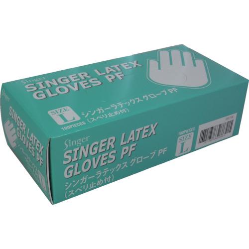 シンガー ラテックスPF止メ付・L（100枚入） E111-L : 00096886 : マエキネットストア - 通販 - Yahoo!ショッピング