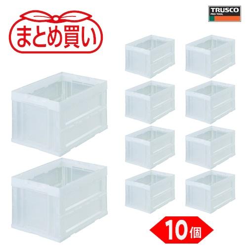 TRUSCO中山 TRUSCO まとめ買い オリコン α折りたたみコンテナ 50L 透明 10個 CR-S50N-TM-10P : マエキネットストア - 通販 - Yahoo!ショッピング