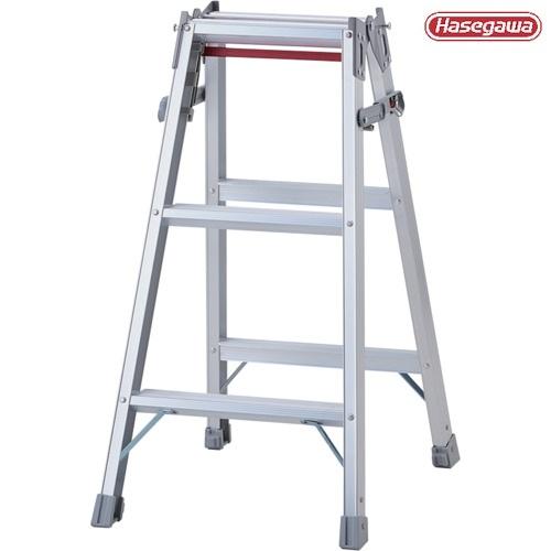 ハセガワ アルミはしご兼用脚立 標準タイプ ワンタッチバー RDー09 RD-09C : 00119733 : マエキネットストア - 通販 - Yahoo!ショッピング