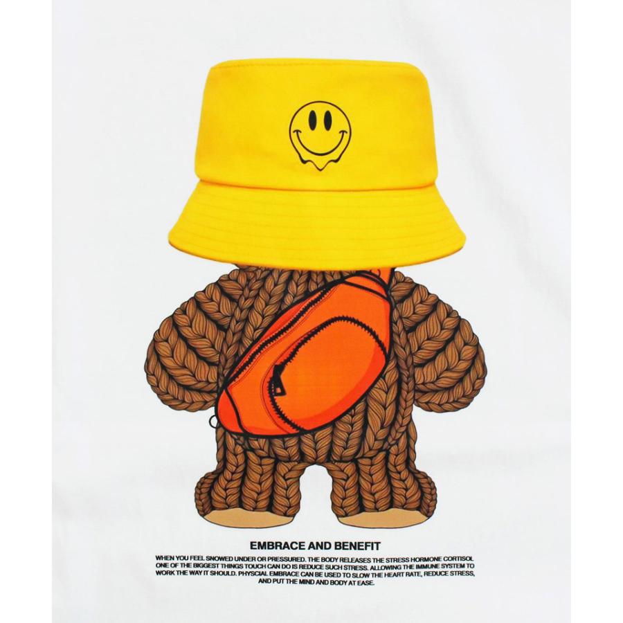 SOE KOREA ソエコリア ハットベアー クルーネック 半袖 Tシャツ ヘビーウェイト コットン トップス 韓国ファッション メンズ レディース ユニセックス : maestoso ...