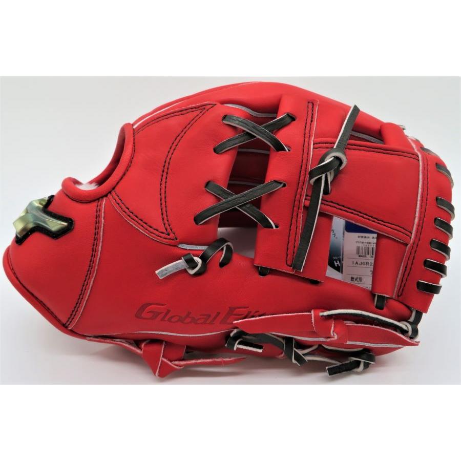 Global Elite 軟式グローブ ミズノ MIZUNO グローバルエリート Hselection SIGNA 内野手用 指また無し 1AJGR27423 ラディッシュ グラブサイズ10 ...