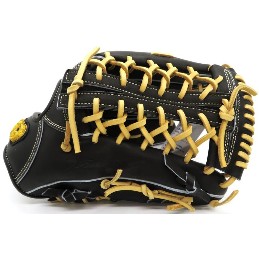 硬式グローブ ザナックス XANAX トラストエックスシリーズ 外野手用 OS1型 BHG25OS1X サイズ15 クオリティーブラック Cブラウン紐 右投げ用 高校野球対応モデル ...