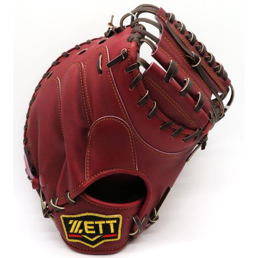 プロステイタス 硬式キャッチャーミット ゼット ZETT PROSTATUS BPROCM830 オリジナルバックスタイル 縦型 バンド部改良 中村タイプ ボルドーブラウン : マエハラ ...