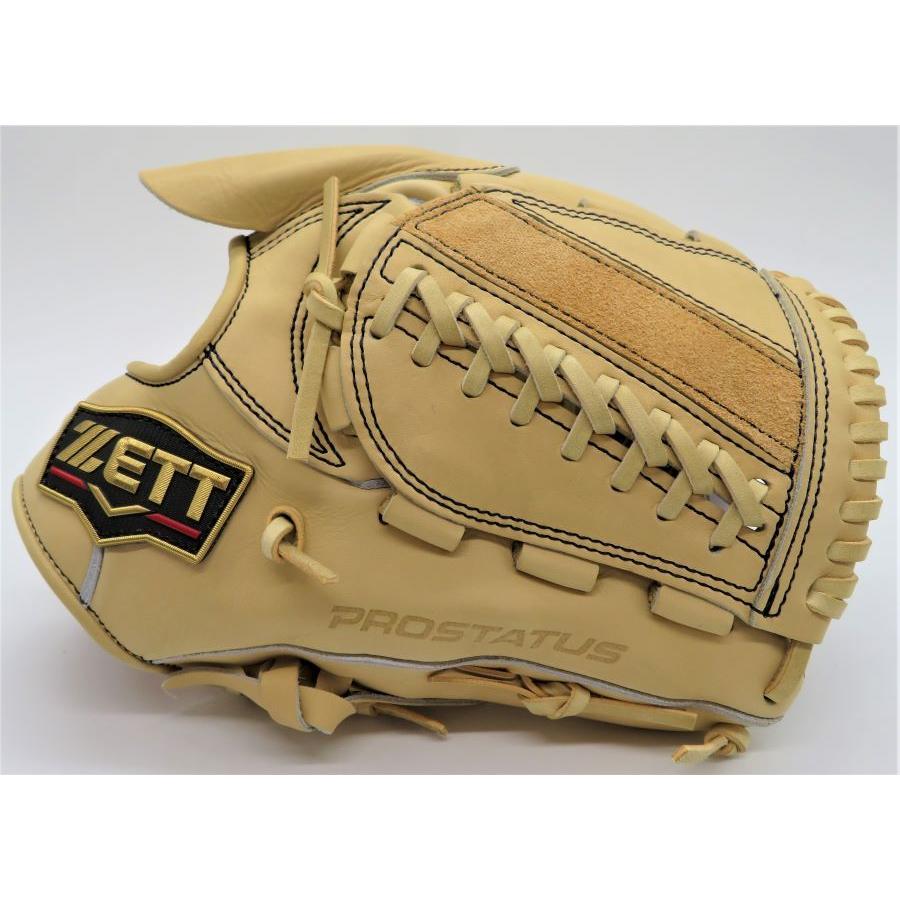 プロステイタス 硬式グラブ ゼット ZETT プロステイタスSEシリーズ バンドハミダシ仕様 投手用 新型パラレルウェッブ搭載 BPROG21S パステルブラウン 右投げ用 : マエハラ ...