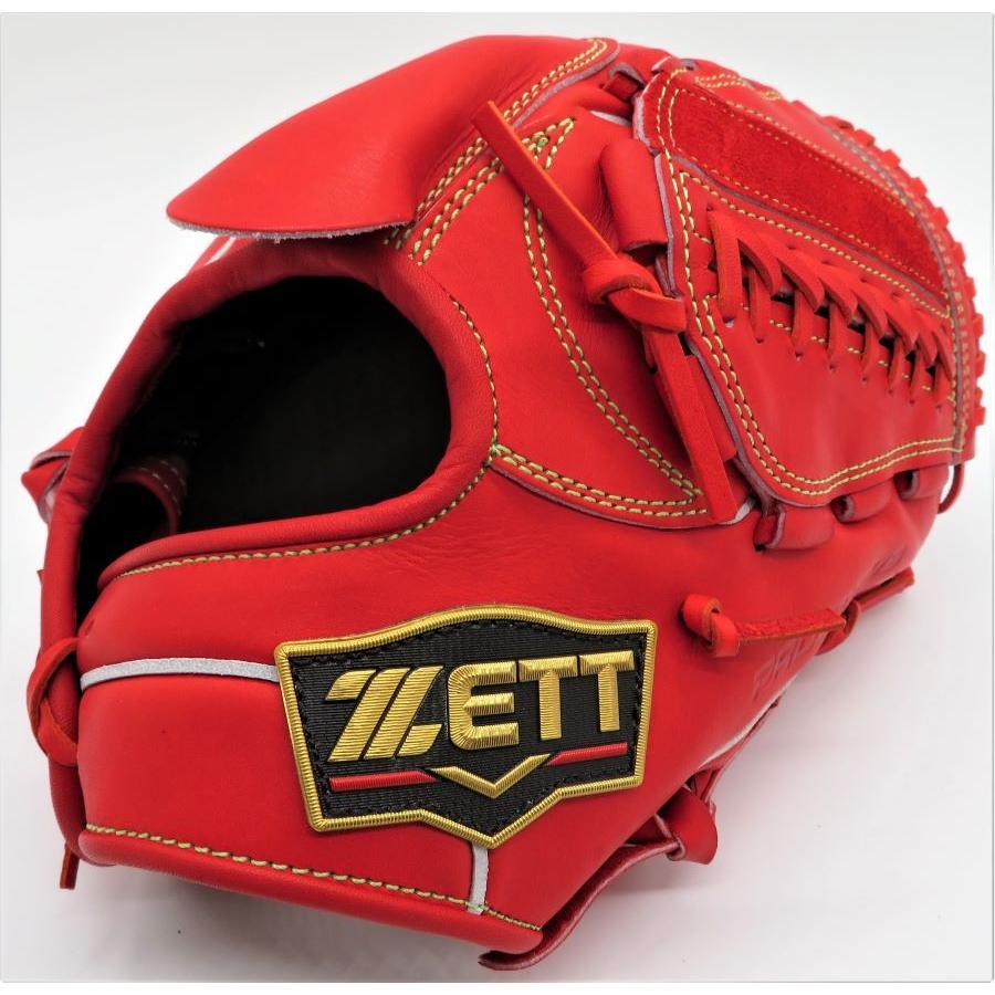 プロステイタス 硬式グラブ ゼット ZETT プロステイタスSEシリーズ バンドハミダシ仕様 投手用 新型パラレルウェッブ搭載 BPROG21S ディープオレンジ 右投げ用 : マエハラ ...