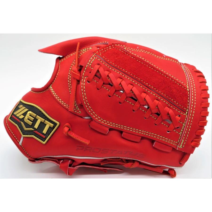 プロステイタス 硬式グラブ ゼット ZETT プロステイタスSEシリーズ バンドハミダシ仕様 投手用 新型パラレルウェッブ搭載 BPROG21S ディープオレンジ 右投げ用 : マエハラ ...