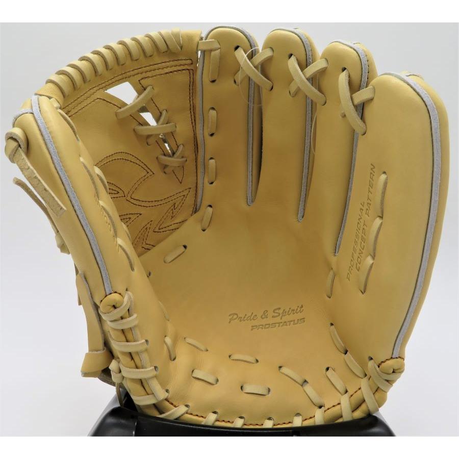 プロステイタス 硬式グラブ 限定 ゼット ZETT プロステイタスシリーズ 投手用 BPROG411 グラブサイズ4 フラットクロウウェッブ搭載モデル パステルブラウン 右投げ用 : マエハラ ...