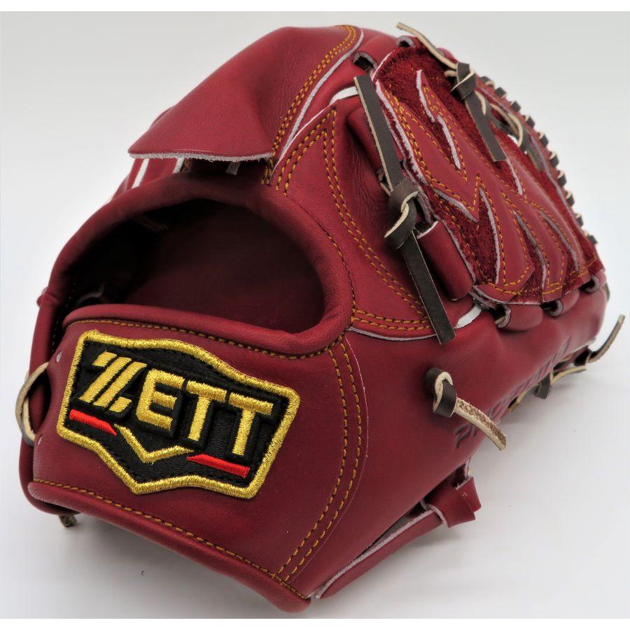 プロステイタス 硬式グラブ 限定 ゼット ZETT プロステイタスシリーズ 投手用 BPROG411 グラブサイズ4 フラットクロウウェッブ搭載モデル ボルドーブラウン 右投げ用 : マエハラ ...