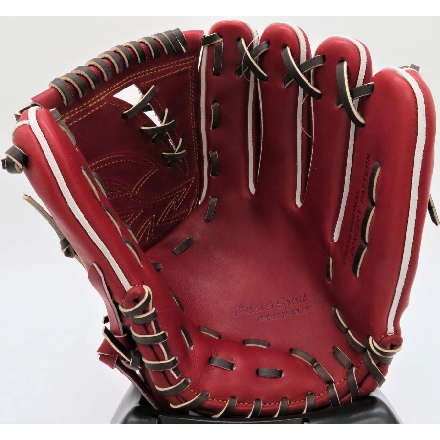 プロステイタス 硬式グラブ 限定 ゼット ZETT プロステイタスシリーズ 投手用 BPROG411 グラブサイズ4 フラットクロウウェッブ搭載モデル ボルドーブラウン 右投げ用 : マエハラ ...