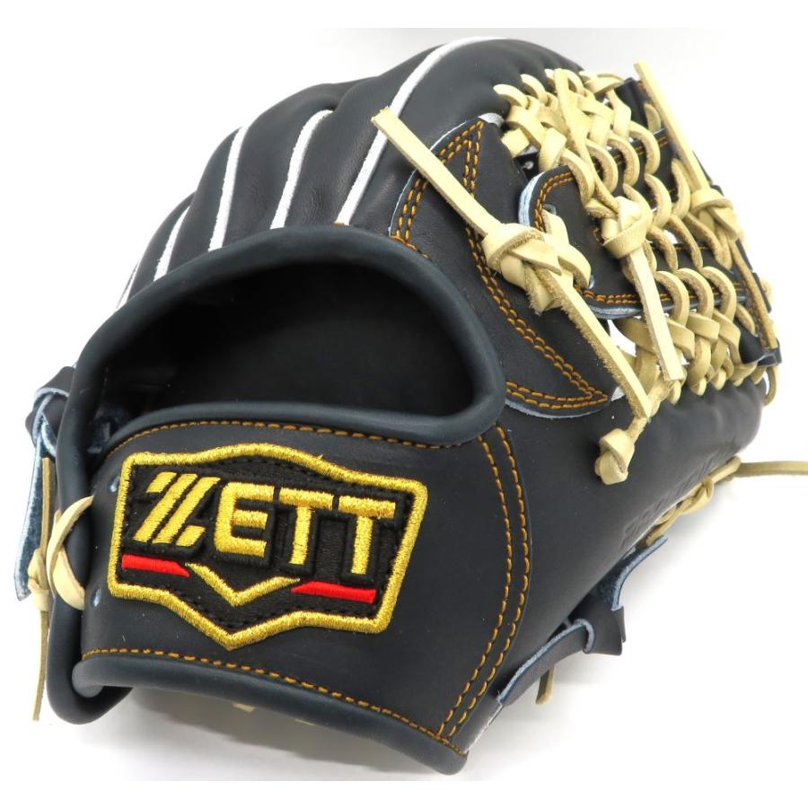プロステイタス 硬式グラブ 限定 ゼット ZETT ユーティリティ用 BPROG680 小指2本入れ 設計 グラブサイズ6 ナイトブラック パステルブラウン紐 右投げ用 : マエハラスポーツ ...