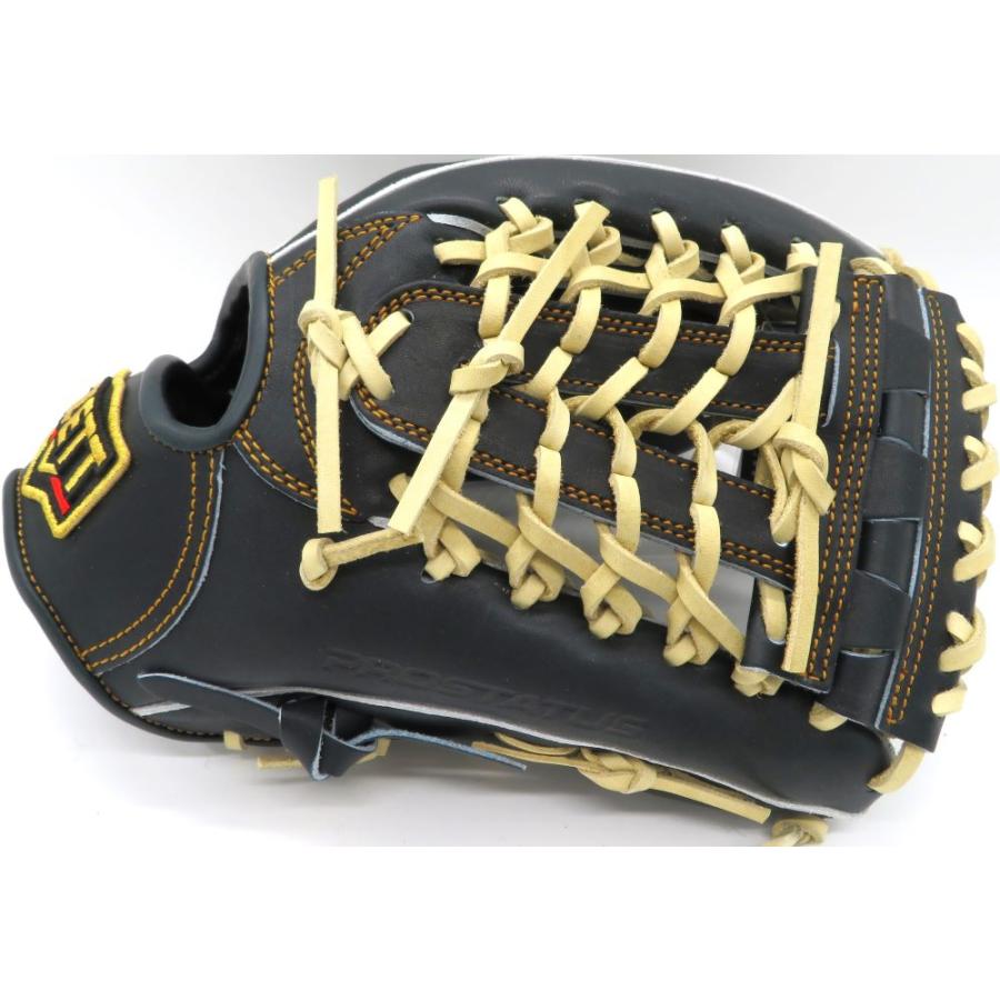 プロステイタス 硬式グラブ 限定 ゼット ZETT ユーティリティ用 BPROG680 小指2本入れ 設計 グラブサイズ6 ナイトブラック パステルブラウン紐 右投げ用 : マエハラスポーツ ...