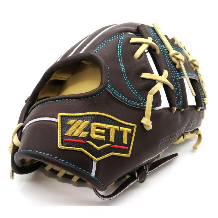 プロステイタス 硬式グラブ 限定 ゼット ZETT SE PROSTATUS 内野手用 今宮タイプ 小指2本入れ 使用可能 挟み捕り BPROG760S ブラウン パステルブラウン紐 : マエ ...