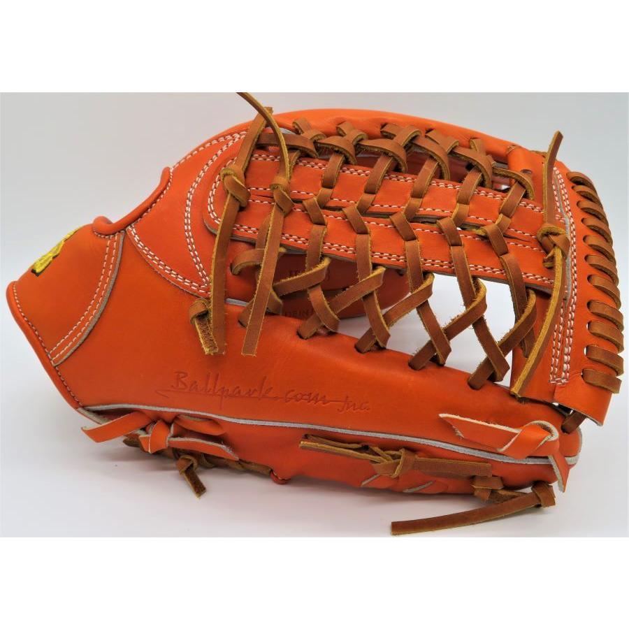 JB 硬式グラブ 和牛JB グラブ 宮崎和牛レザー使用 外野手用 JB-008 オレンジ 右投げ用 プロティオス付き : マエハラスポーツ ...