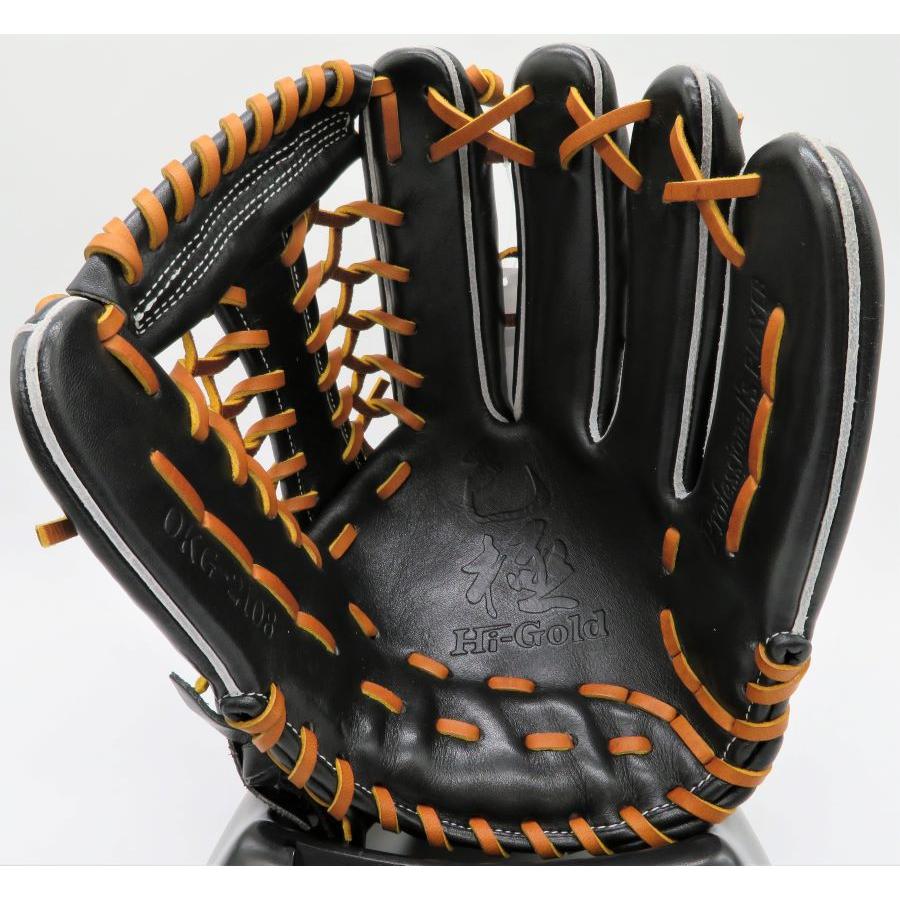 HI-GOLD 軟式グラブ ハイゴールド 己極 おのれきわめシリーズ 外野手用 外野手 OKG-2108 SRブラック タン紐 右投げ用 : マエハラスポーツ Yahoo!店 - 通販 ...