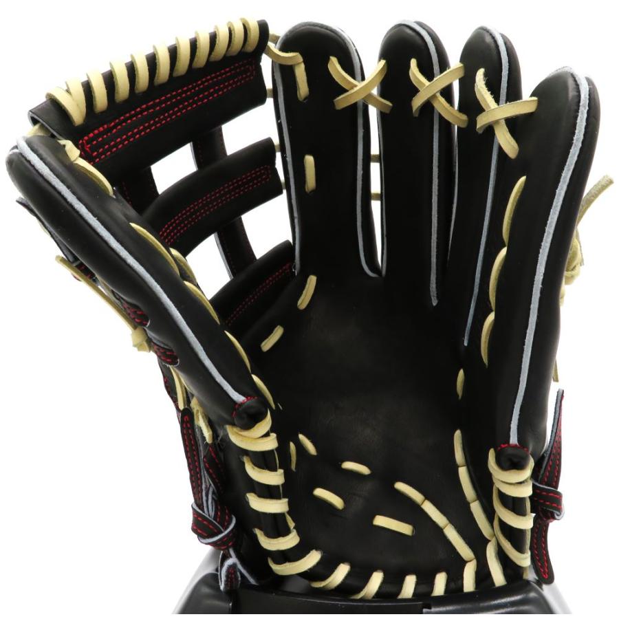 硬式グローブ 限定 てっぺん Teppen グローブ 外野手用 TTY バックスタイル BS1 サックスラベル USHウェブ 搭載モデル ブラック 右投げ用 高校野球対応 : マエハラスポーツ ...