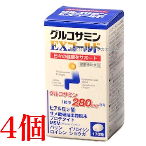 グルコサミンEXゴールド 170粒 4個 旧 グルコサミンEX EX3 東亜薬品 : まがぬまの店 - 通販 - Yahoo!ショッピング