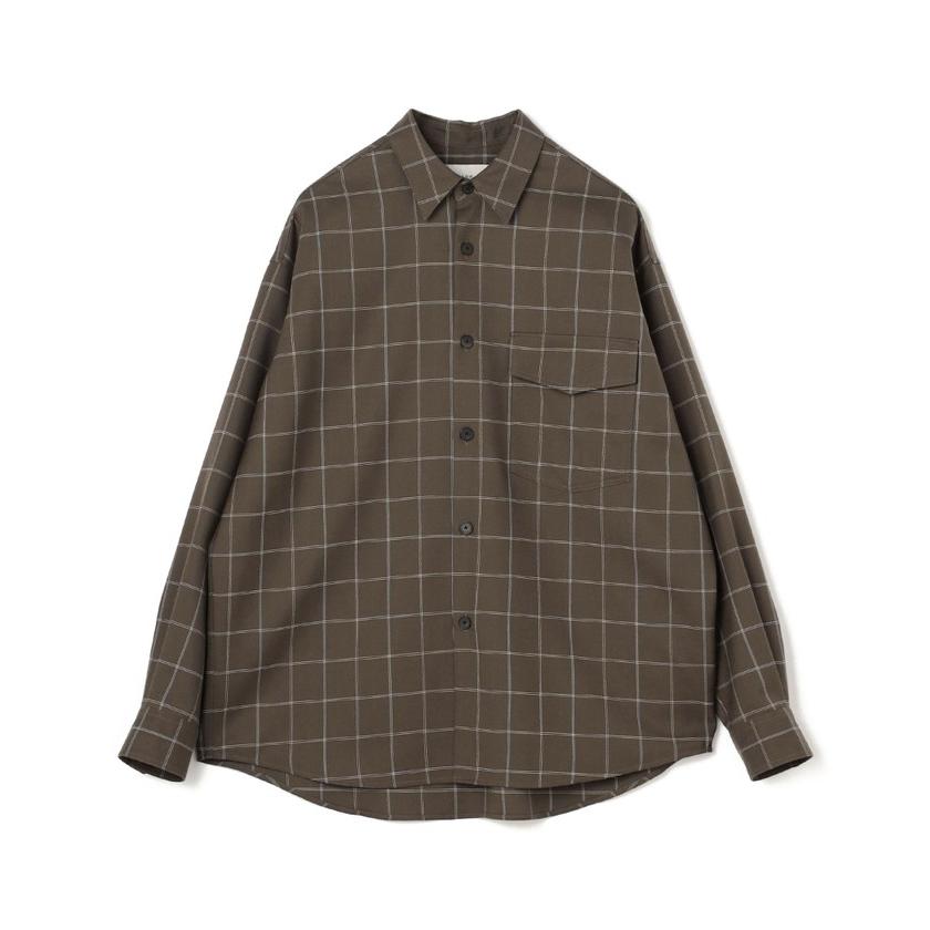 TOMORROWLAND MEN 【TOMORROWLAND MENS】Super120'sウール レギュラーカラーシャツ : MAGASEEK ヤフー店 - 通販 - Yahoo!ショッピング