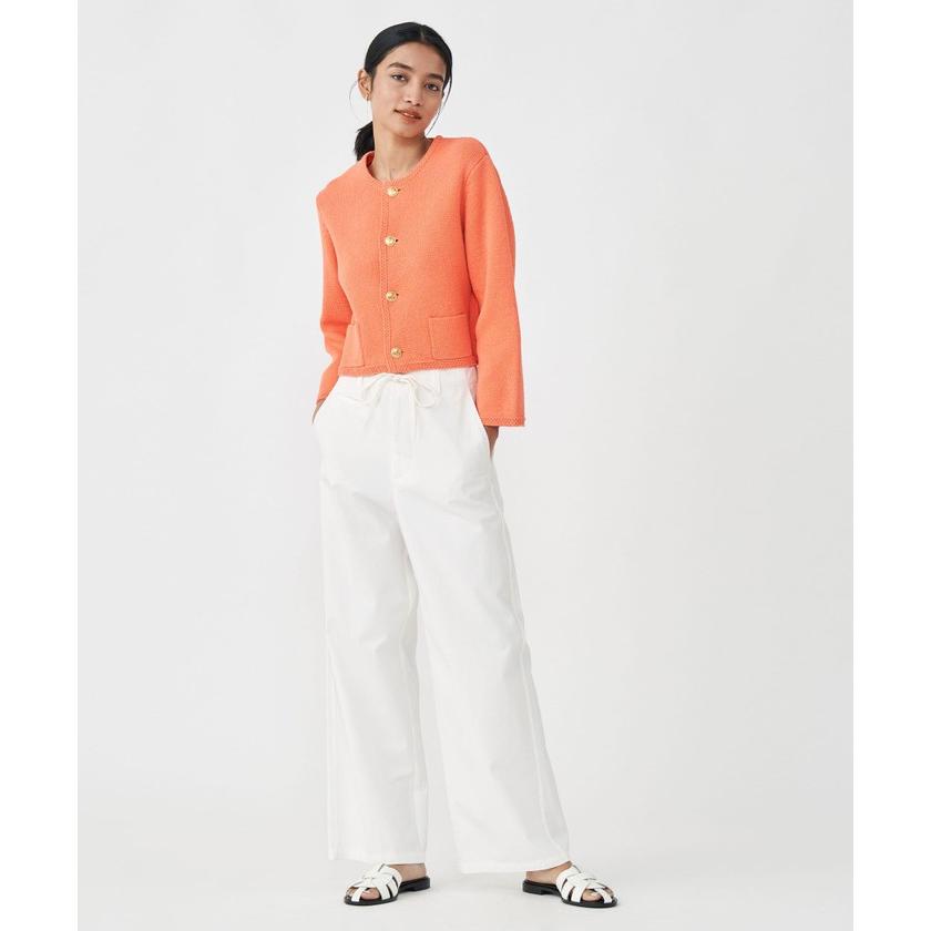 MACPHEE 【MACPHEE】コットンサージ ワイドパンツ : MAGASEEK ヤフー店 - 通販 - Yahoo!ショッピング