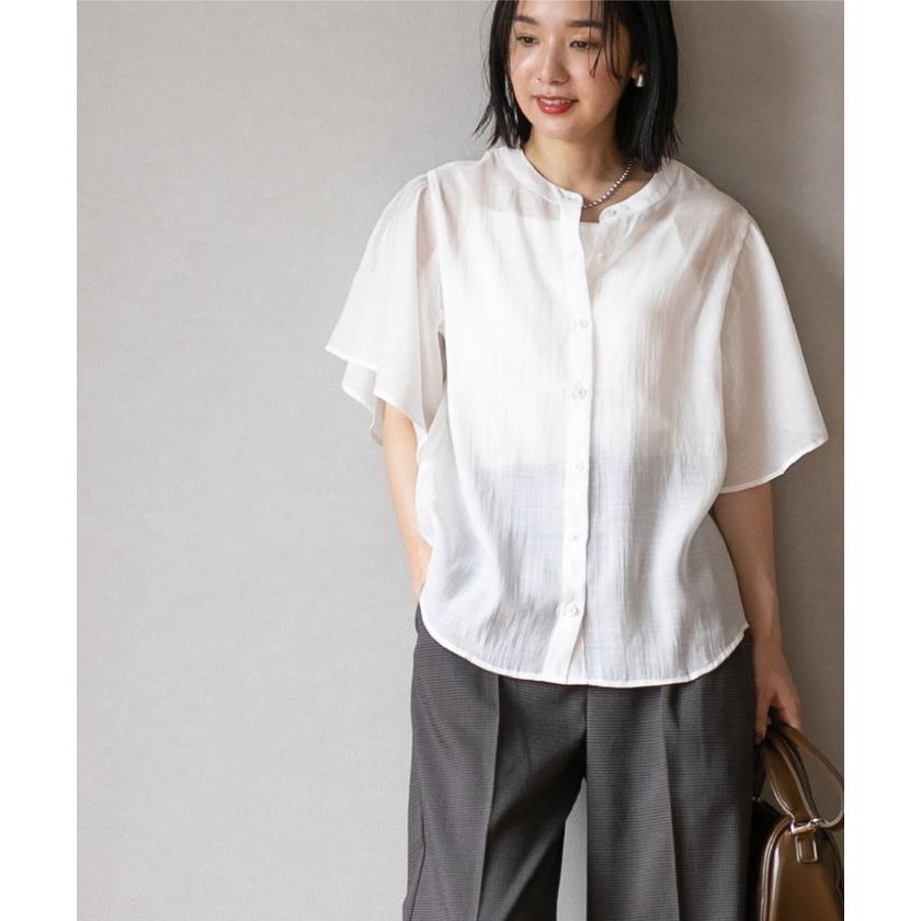 【coen】【WEB限定】2WAYフレアスリーブシアーブラウス :505466649:MAGASEEK ヤフー店 - 通販 - Yahoo!ショッピング