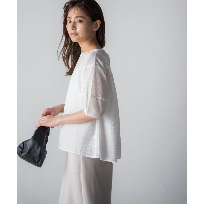 MAYSON GREY 【メイソングレイ】【MAYSON GREY】リップルバルーンスリーブブラウス : MAGASEEK ヤフー店 - 通販 - Yahoo!ショッピング