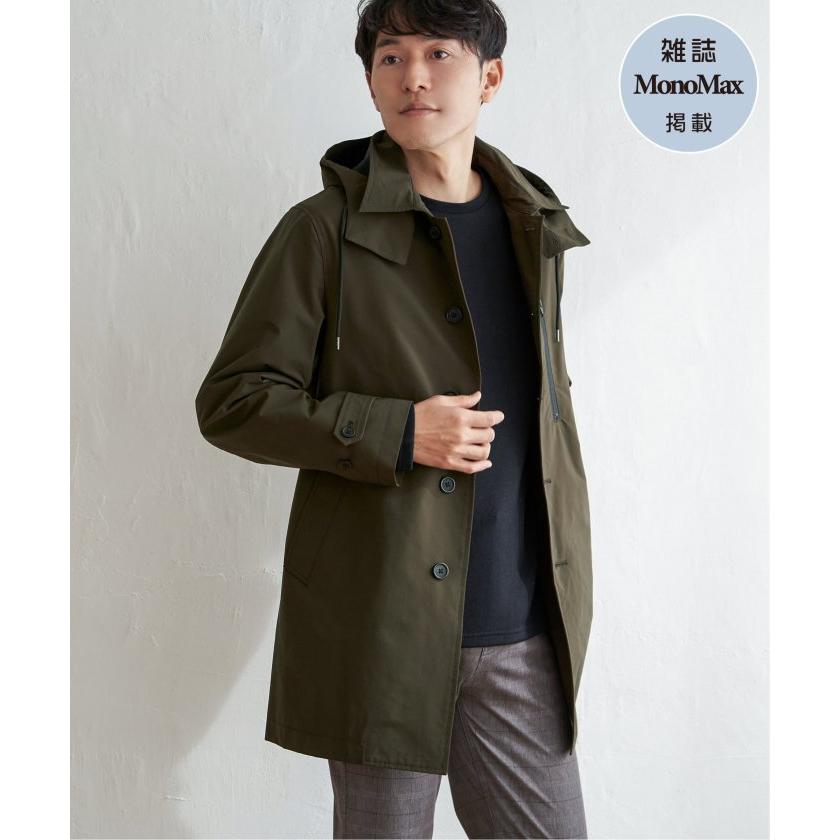 【イッカラウンジ 】【雑誌MonoMax4月号掲載】撥水フードステンカラーコート : 505686094 : MAGASEEK ヤフー店 - 通販 - Yahoo!ショッピング