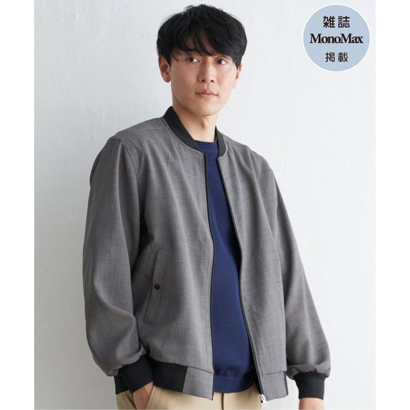 ikka（イッカ） 【イッカ】イッカ 【雑誌MonoMax4月号掲載】イージーケアリネンライクブルゾン : MAGASEEK ヤフー店 - 通販 - Yahoo!ショッピング