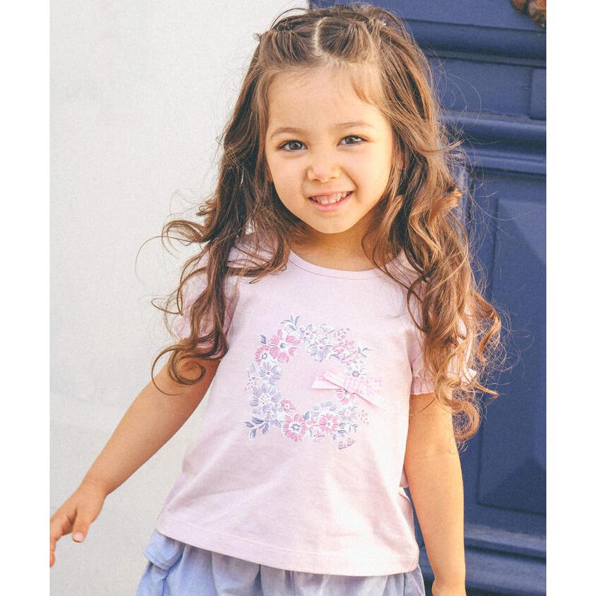 BeBe 【ベベ】フラワーリースパフスリーブTシャツ(80~90cm) : MAGASEEK ヤフー店 - 通販 - Yahoo!ショッピング