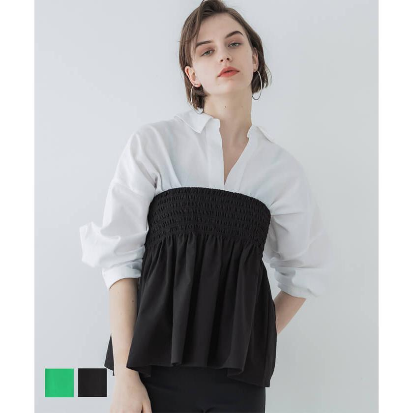 coca（コカ） 【コカ】【2WAY】ベアトップスカート（パリフワ/シャーリング/フレア/レイヤード/ミディアム丈） : MAGASEEK ヤフー店 - 通販 - Yahoo!ショッピング