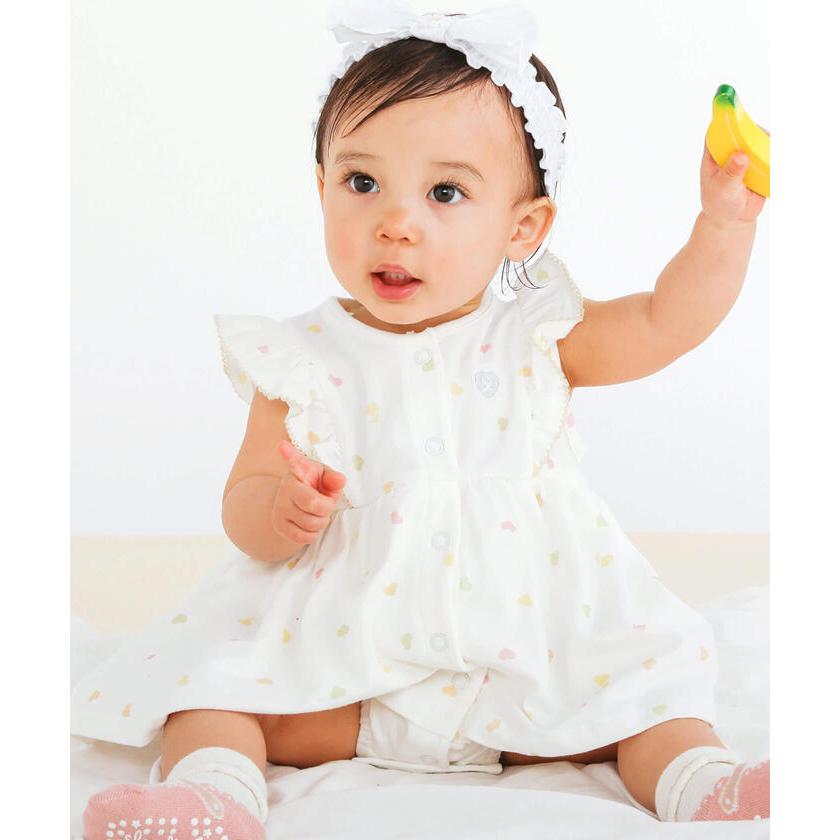 ebaby 【スラップスリップベビー】【お揃い】いろんなハート総柄フリルロンパースベビー(60~80cm) : MAGASEEK ヤフー店 - 通販 - Yahoo!ショッピング