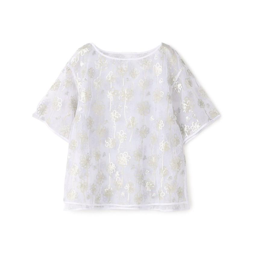 【MACPHEE】メッシュスパンコール ハーフスリーブプルオーバー : 506095250 : MAGASEEK ヤフー店 - 通販 - Yahoo!ショッピング