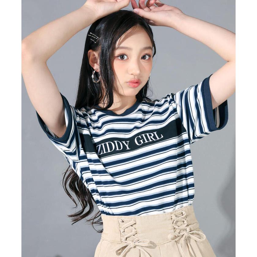 【ジディー】【 ニコ☆プチ 掲載 】マルチボーダーTシャツ(130~160cm) : 506357432 : MAGASEEK ヤフー店 ...