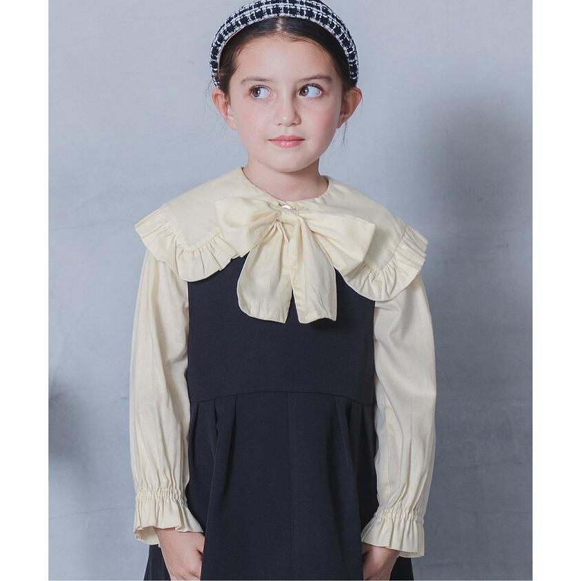 Petit jam 【ピードットプルミエ】ボウタイ付きフリル衿ブラウス : MAGASEEK ヤフー店 - 通販 - Yahoo!ショッピング