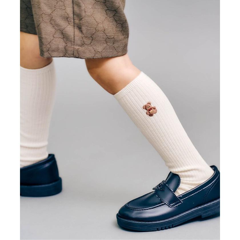 apres les cours（アプレレクール） 【アプレレクール】tinybear ロゴ刺繍ハイソックス : MAGASEEK ヤフー店 - 通販 - Yahoo!ショッピング