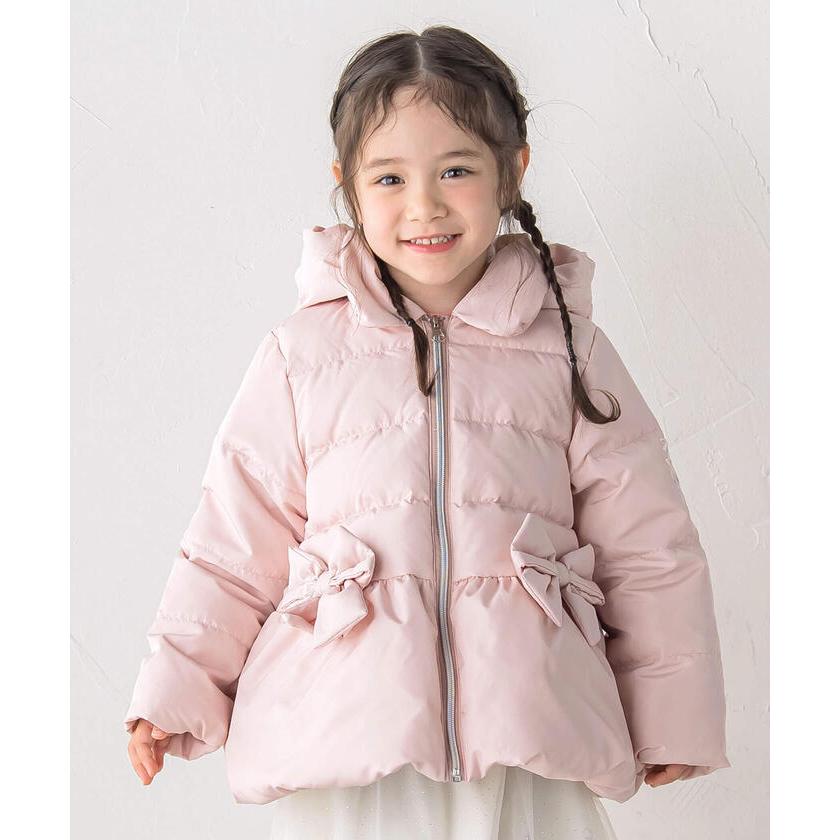 【スラップスリップ】フード取り外しリボンペプラムダウンジャケット(90~140cm) : 507023768 : MAGASEEK ヤフー店 - 通販 - Yahoo!ショッピング