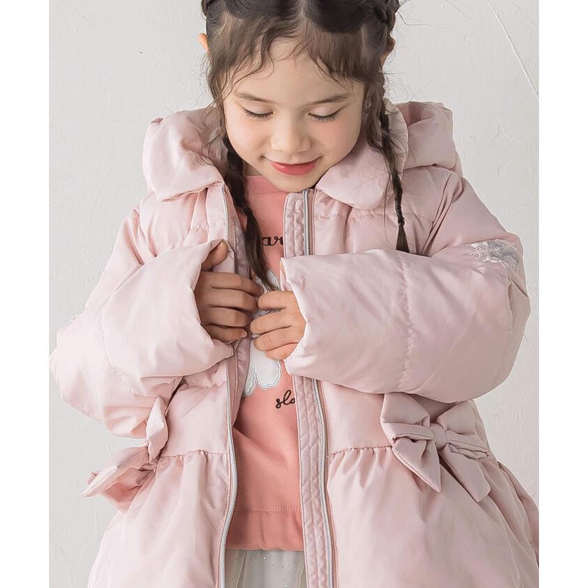 【スラップスリップ】フード取り外しリボンペプラムダウンジャケット(90~140cm) : 507023768 : MAGASEEK ヤフー店 - 通販 - Yahoo!ショッピング