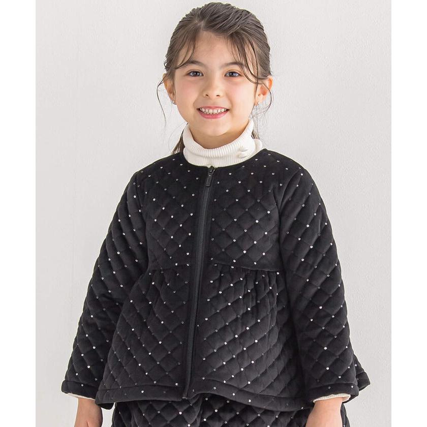 【ベベ】【お揃い】キルティングベロアスパンコールフレアジャケット(100~150cm) : 507295528 : MAGASEEK ヤフー店 - 通販 - Yahoo!ショッピング