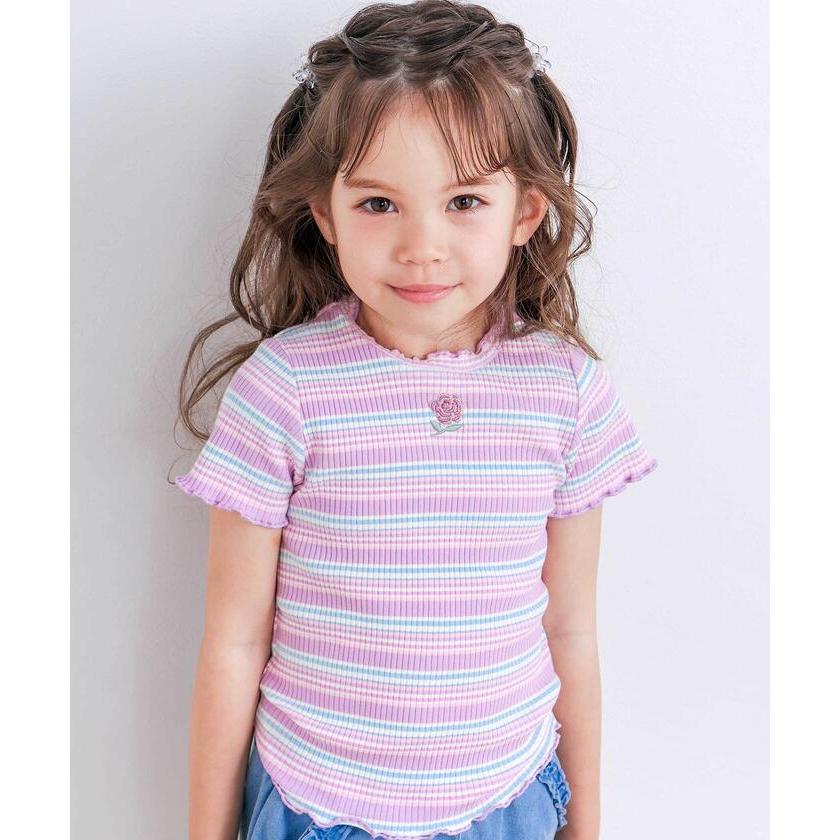 SLAP SLIP 【スラップスリップ】無地ボーダーワンポイント刺しゅう縁メロウTシャツ(80~130cm) : MAGASEEK ヤフー店 - 通販 - Yahoo!ショッピング