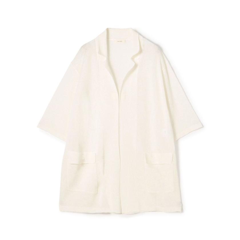 DES PRES 【DES PRES】コットンシルクペーパーツイスト ラペルカラーカーディガン : MAGASEEK ヤフー店 - 通販 - Yahoo!ショッピング