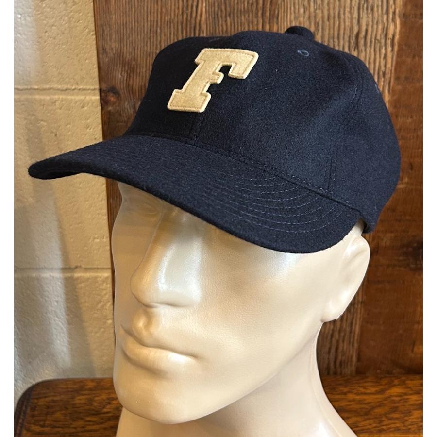 フルカウント FULL COUNT キャップ 6843-24B 6 Panel Melton Baseball Cap F Patch ...