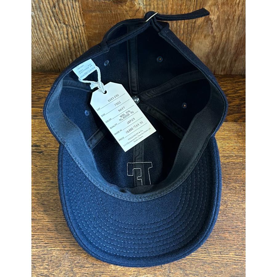 フルカウント FULL COUNT キャップ 6843-24B 6 Panel Melton Baseball Cap F Patch ...